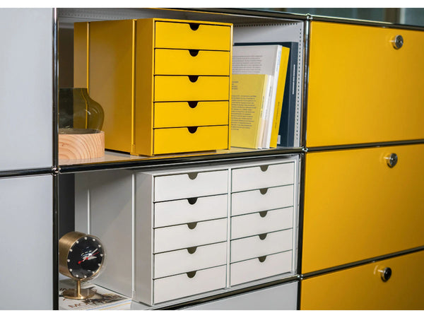 USM Haller Inos 5 closed drawer set (K1) | Design Classic - Storage ...