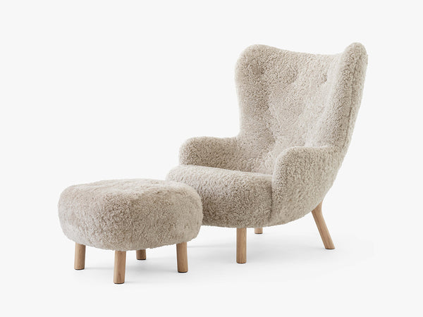 &Tradition Petra VB1 Chair Karakorum 003 & Footstool | Design Classic ...